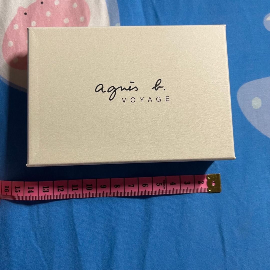 Agnes B 白色盒 white gift product box 銀包 卡片套 鎖匙包 碎銀包 wallet card holder ...