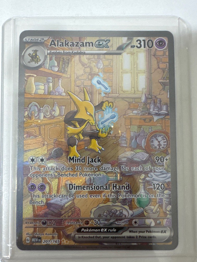 Alakazam IR 201/165 SV 151, Hobbies & Toys, Toys & Games on Carousell