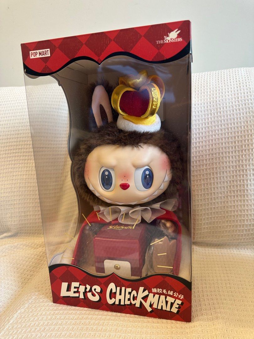 Authentic Labubu Checkmate King, Hobbies & Toys, Toys & Games on Carousell