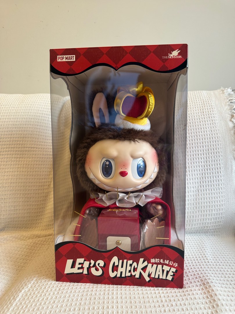 Authentic Labubu Checkmate King, Hobbies & Toys, Toys & Games on Carousell