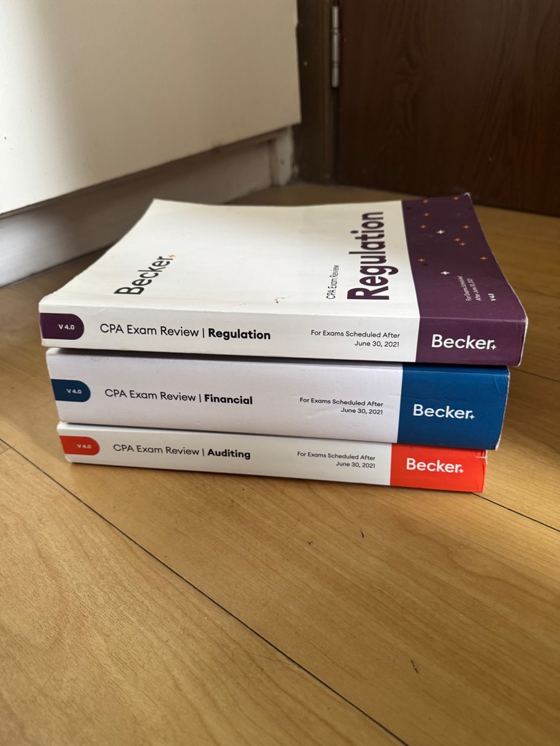 Becker CPA Review Materials, Hobbies & Toys, Books & Magazines ...