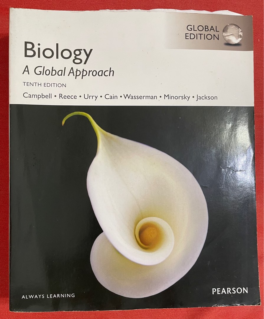 Biology A Gobal Approach Global, 10th edition by Pearson. Use by ...