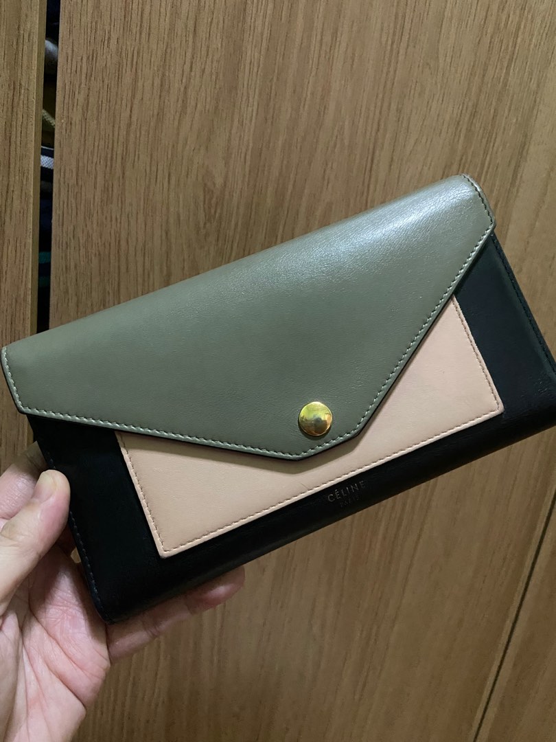 Celine Tri-fold Multifunction Envelope Flap Wallet, Luxury, Bags ...