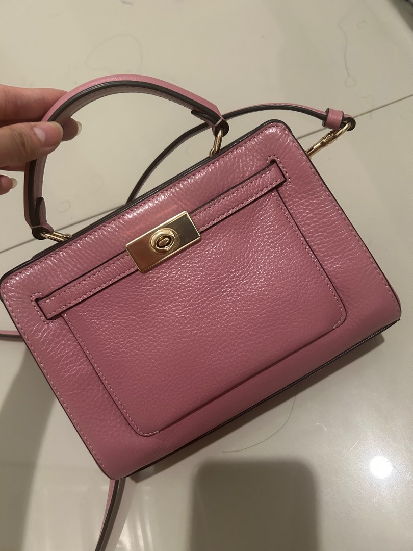 Coach Sling Bag pink color., Barang Mewah, Tas & Dompet di Carousell