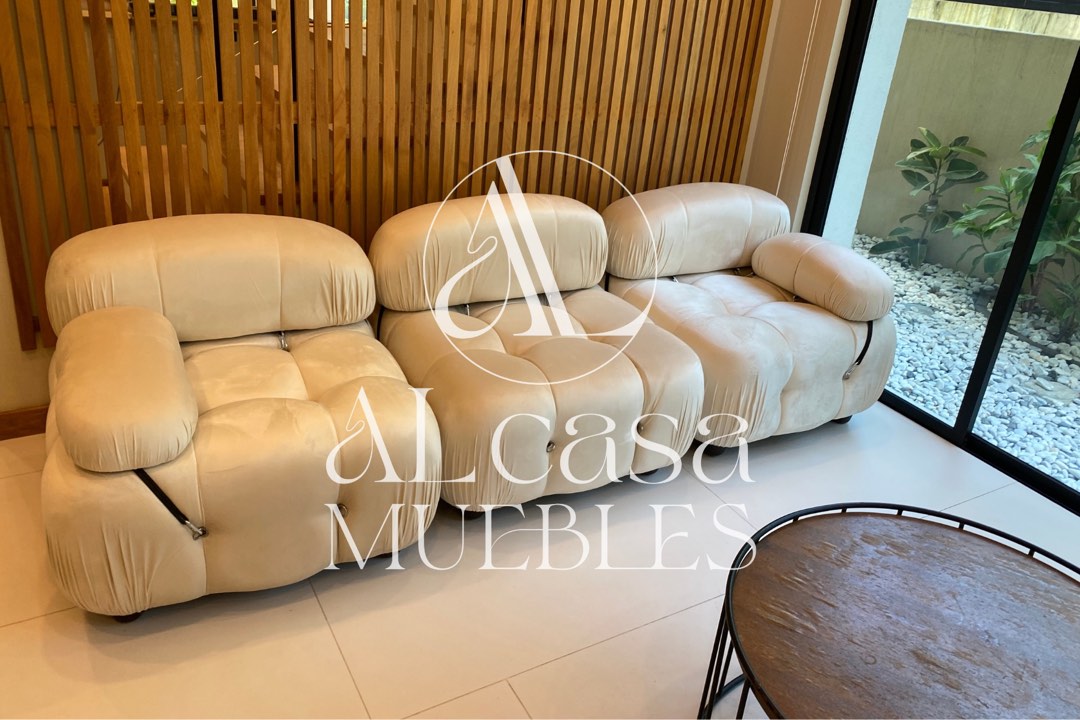 CUMULUS AVIRA SOFA BOUCLE WHITE CLOUD CAMALEONDA MODULAR COUCH, Furniture & Home Living ...