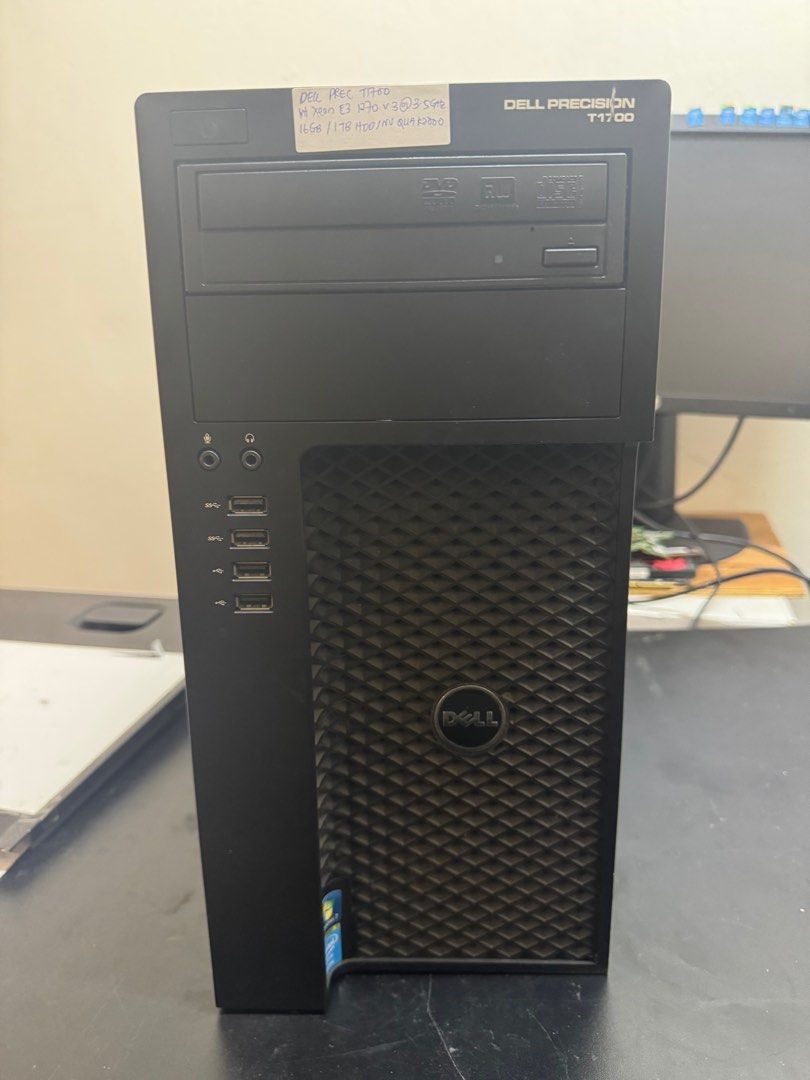 DELL PRECISION T1700 WORKSTATION, Computers & Tech, Desktops on Carousell