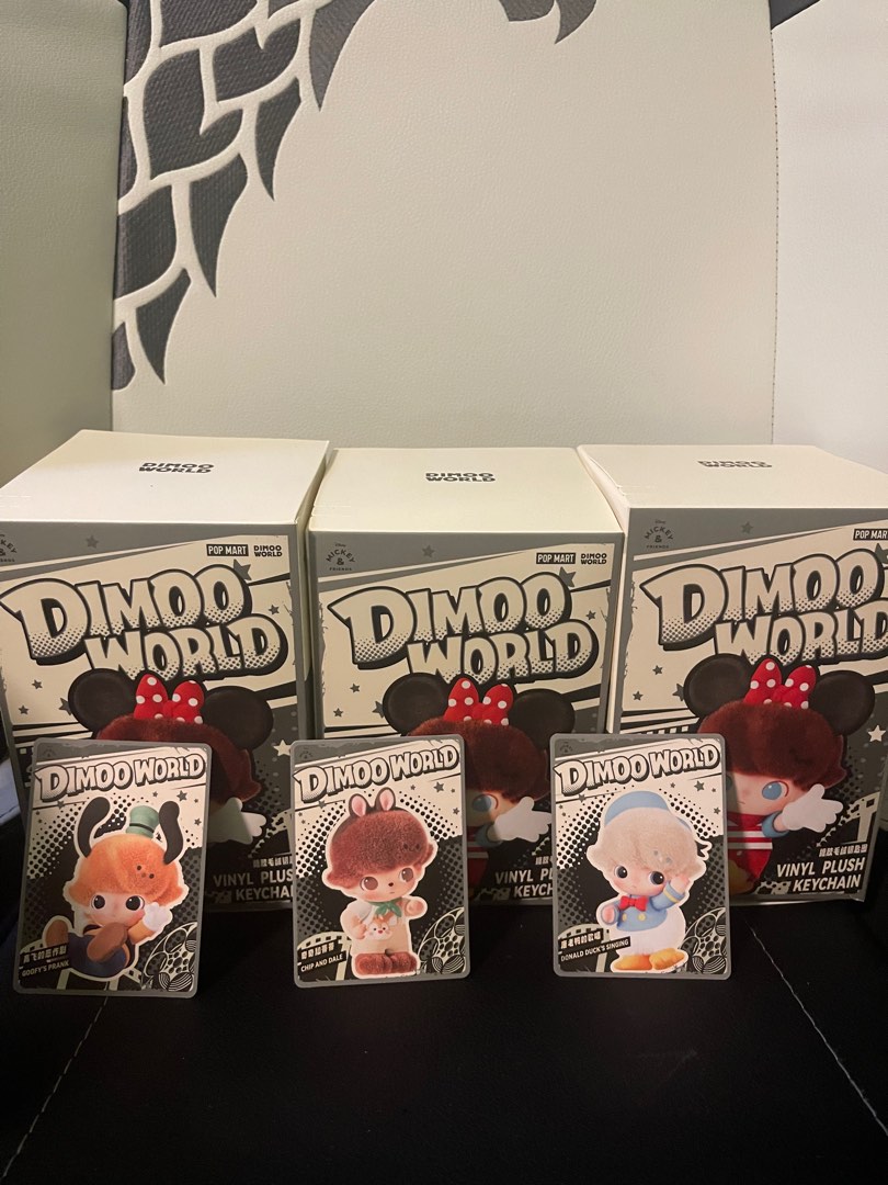 Dimoo World x Disney - Goofy/ Donald/ Chip & Dale, Hobbies & Toys, Toys ...