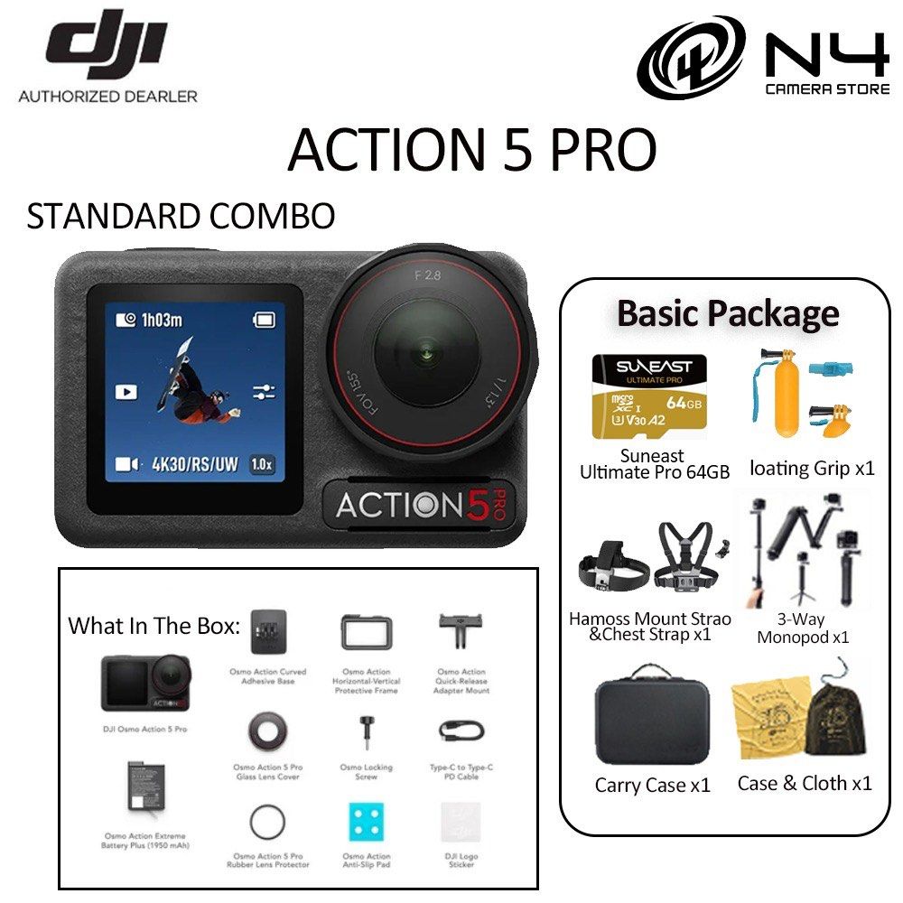 Dji Action 5 pro, Photography, Cameras on Carousell