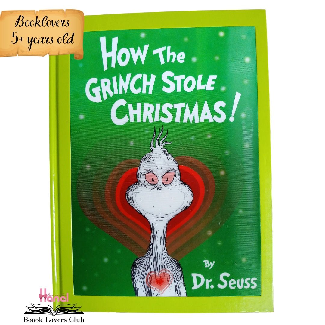 Dr. Seuss How the Grinch Stole Christmas 3D Heart Growing Cover ...