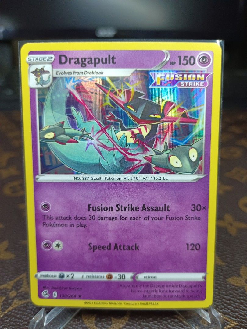 Dragapult - 130/264 Holo Rare (Fusion Strike) Pokemon Card 2021 ...