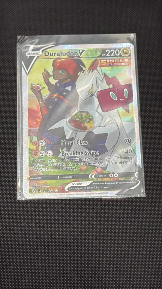 Duraludon V Alt Art Pokemon Card, Hobbies & Toys, Toys & Games on Carousell
