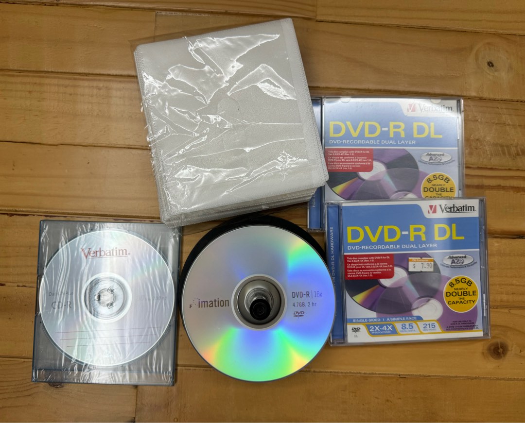 DVD - R and CD-R, Hobbies & Toys, Music & Media, CDs & DVDs on Carousell