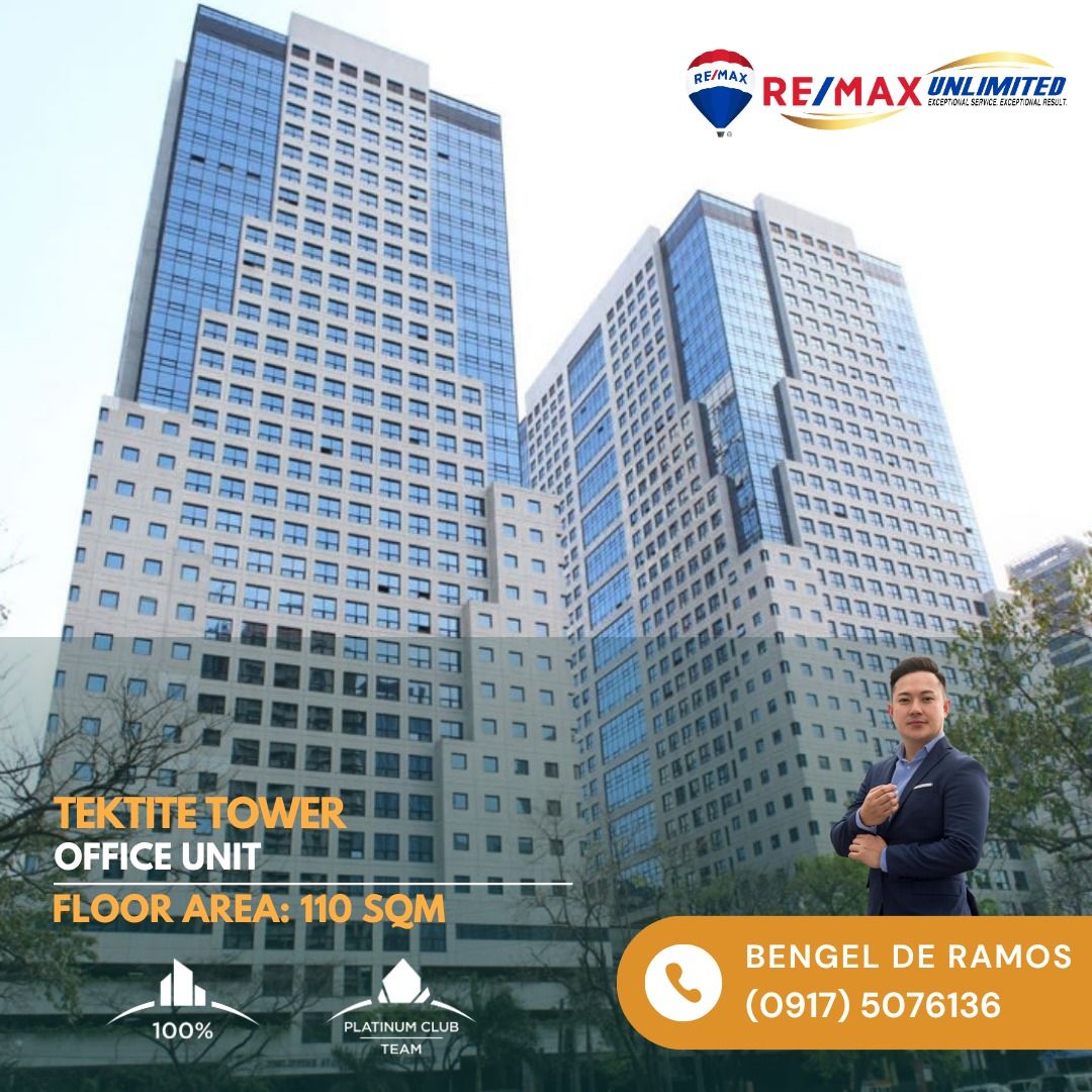 For Sale/ Lease | Office Unit at Tektite Tower, West Wing, Ortigas ...