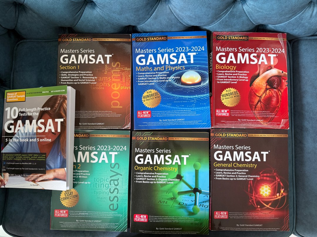 Gold Standard Gamsat Masters Series (2023-2024), Hobbies & Toys, Books ...