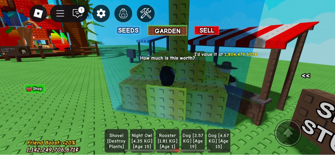 Grow a garden sheckles (read desc) (tags: gag sheckles grow a garden ...