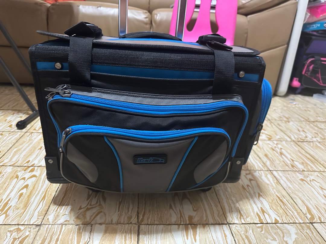 Hawk blue trolley bag, Everything Else, Others on Carousell