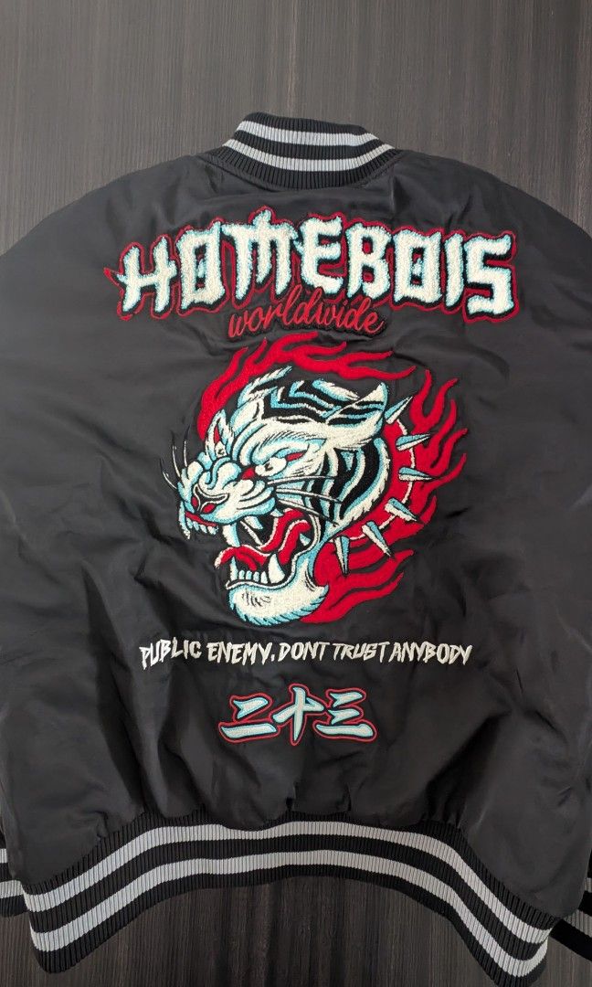 Homebois Varsity Jacket, Men's Fashion, Coats, Jackets and Outerwear on ...