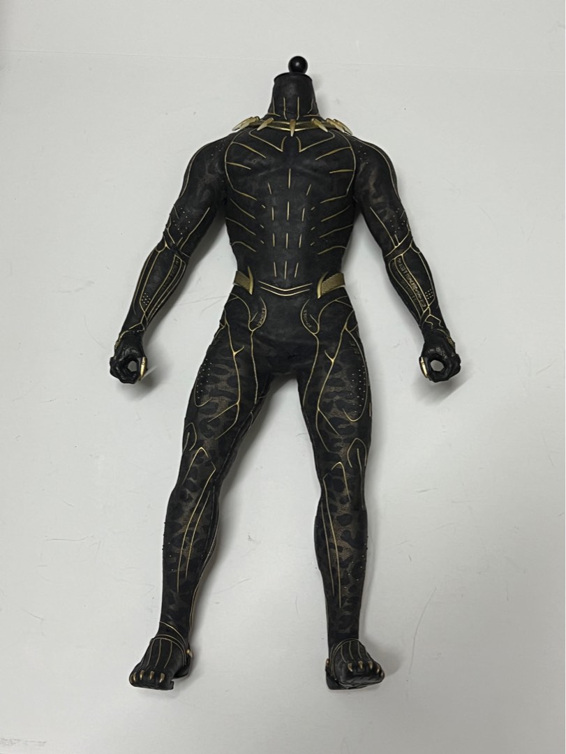 特價 Hottoys Erik Killmonger MMS471 Black Panther 1/6 figure body 皮有爆同老化 ...