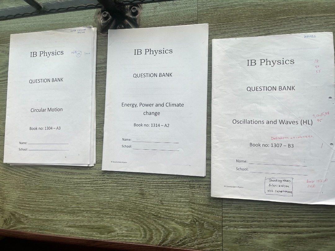 IB physics topic by topic notes and question bank, Hobbies & Toys ...