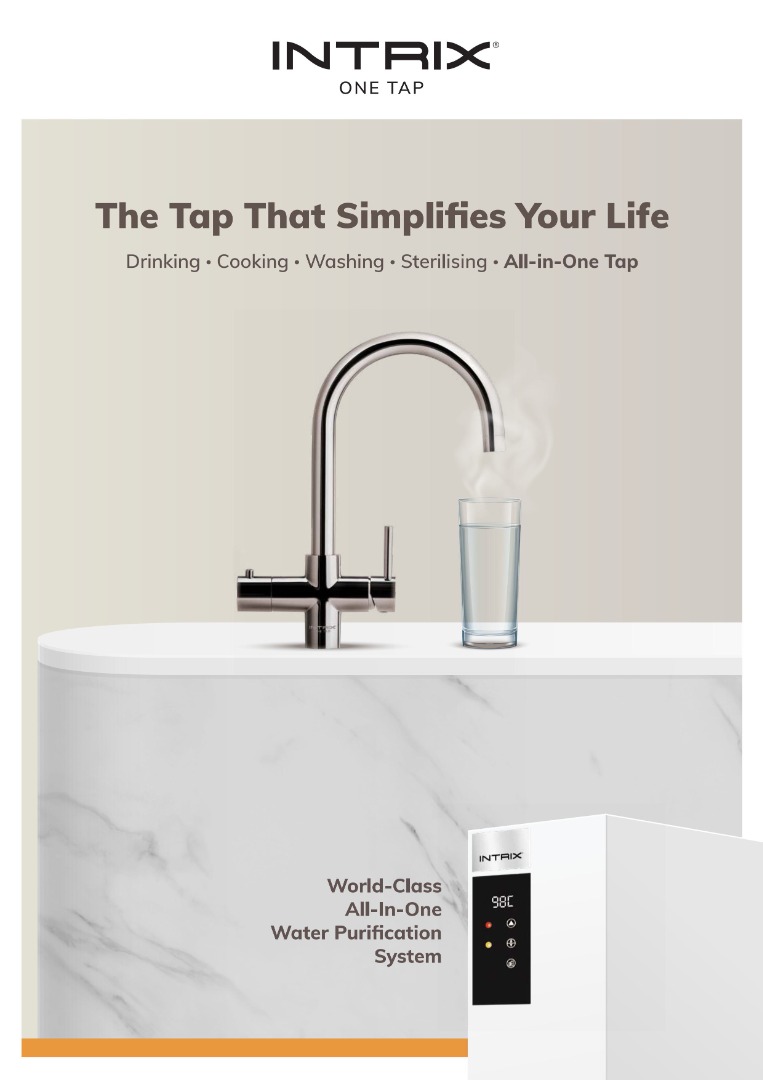 Intrix One Tap 2 in 1 water purification System with tap, TV & Home ...