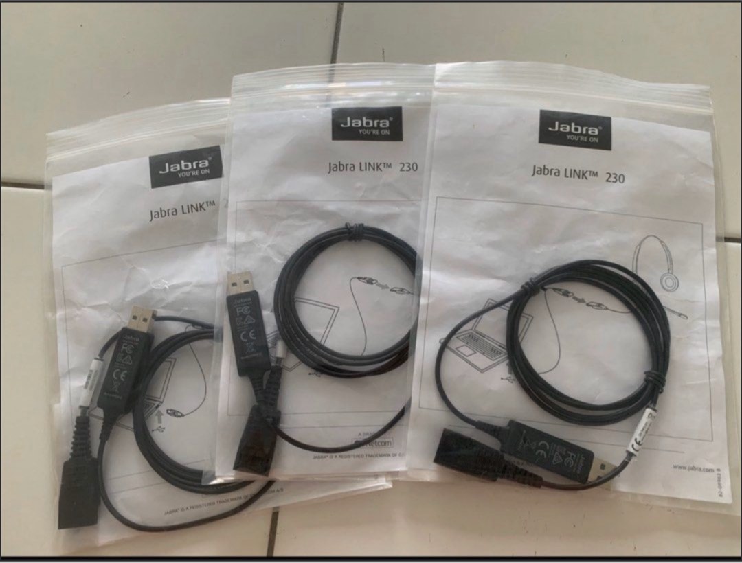 Jabra Link 230 USB Connector Adapter QD, Computers & Tech, Parts ...
