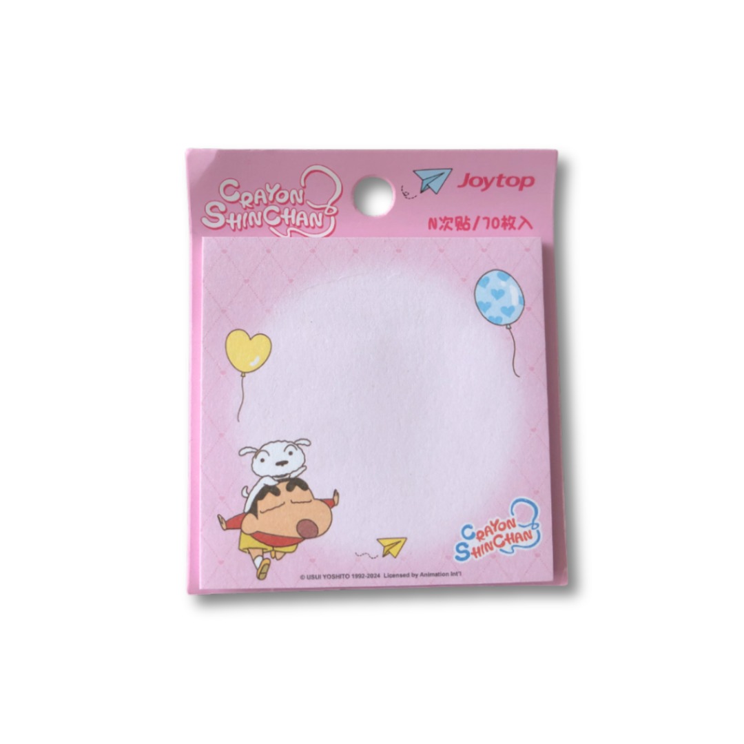Joytop Kertas Memo Tempel Kecil Lucu Crayon Shinchan Merah Muda, Sticky ...