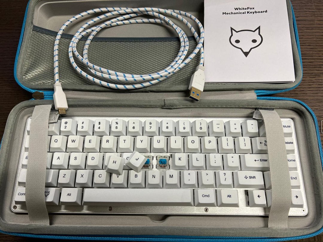 Kobo white fox limited edition keyboard, Computers & Tech, Parts ...