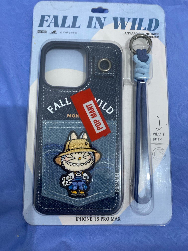 LABUBU CASE IPHONE CARD HOLDER fall in wind case labubu pop mart ...