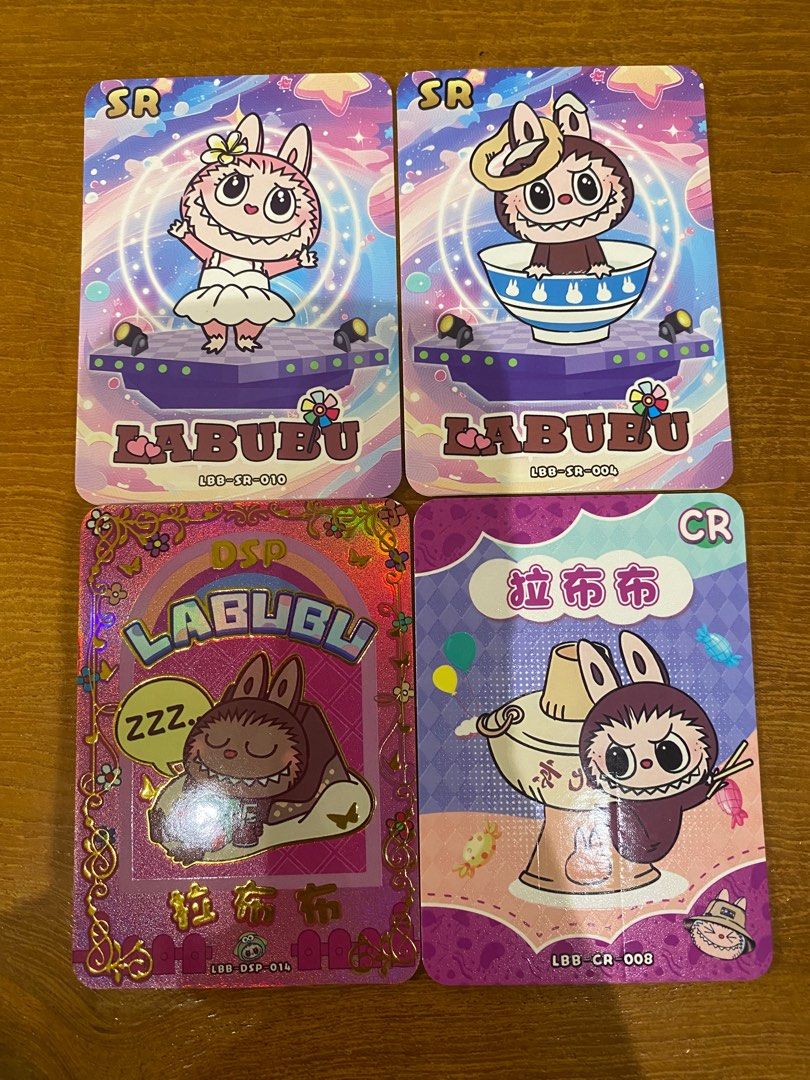 Labubu collectible cards., Hobbies & Toys, Memorabilia & Collectibles ...