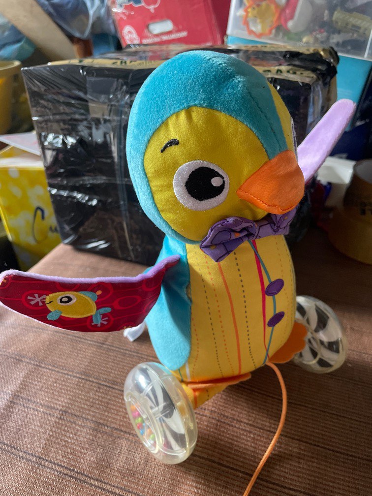 Lamaze Pullstring Duck Plush Sensory Devt Baby Toys, Hobbies & Toys ...