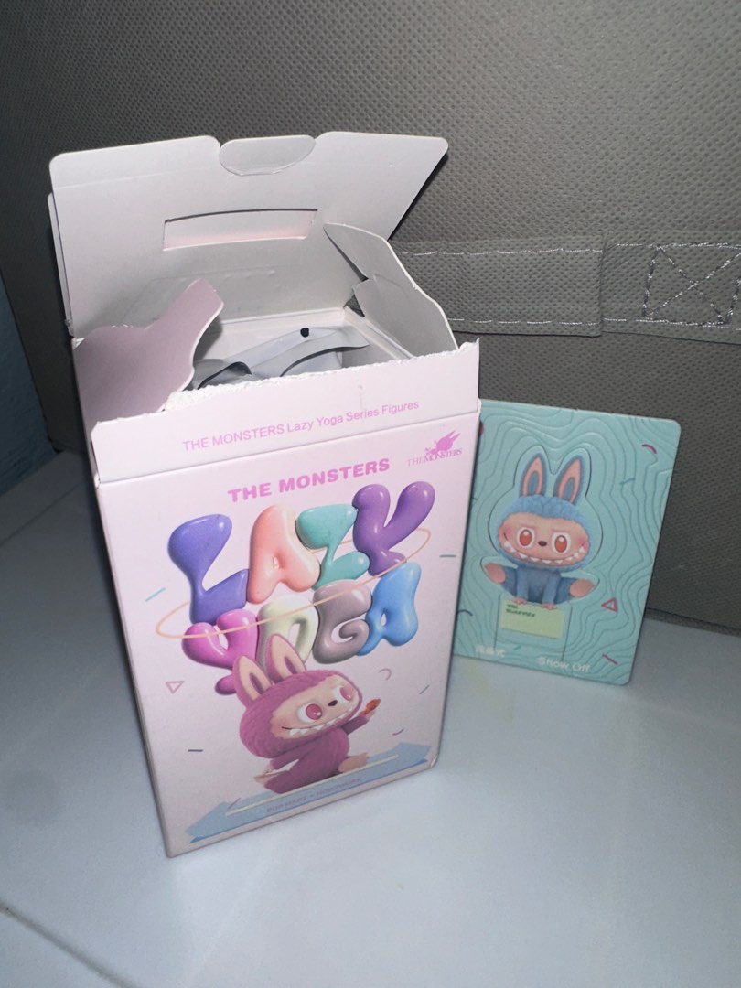 Lazy Yoga Popmart, Hobbies & Toys, Toys & Games on Carousell