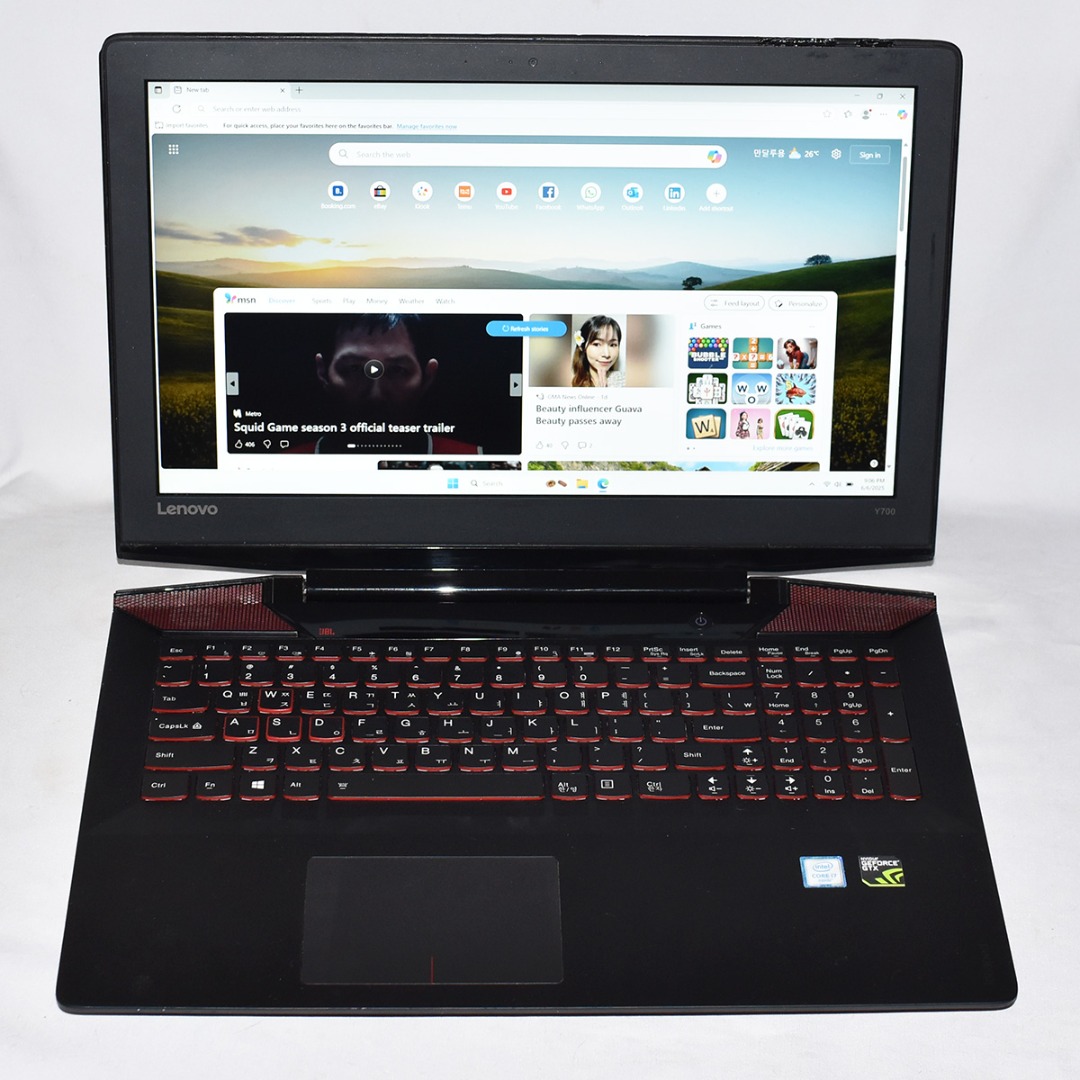 Lenovo Core i7 6th gen 15.6" Gaming Laptop (i7-6700HQ, 16GB Ram, 256GB ...