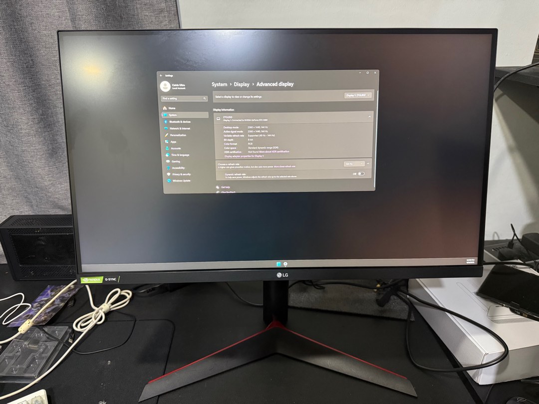 LG 27GL850 27" 144hz nano ips, Computers & Tech, Parts & Accessories ...