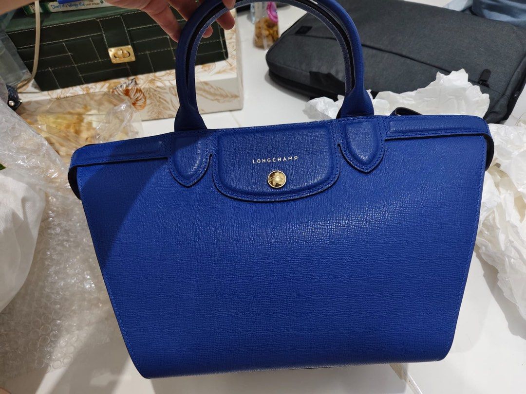 Longchamp li pliage heritage (rare product), Fesyen Wanita, Tas ...