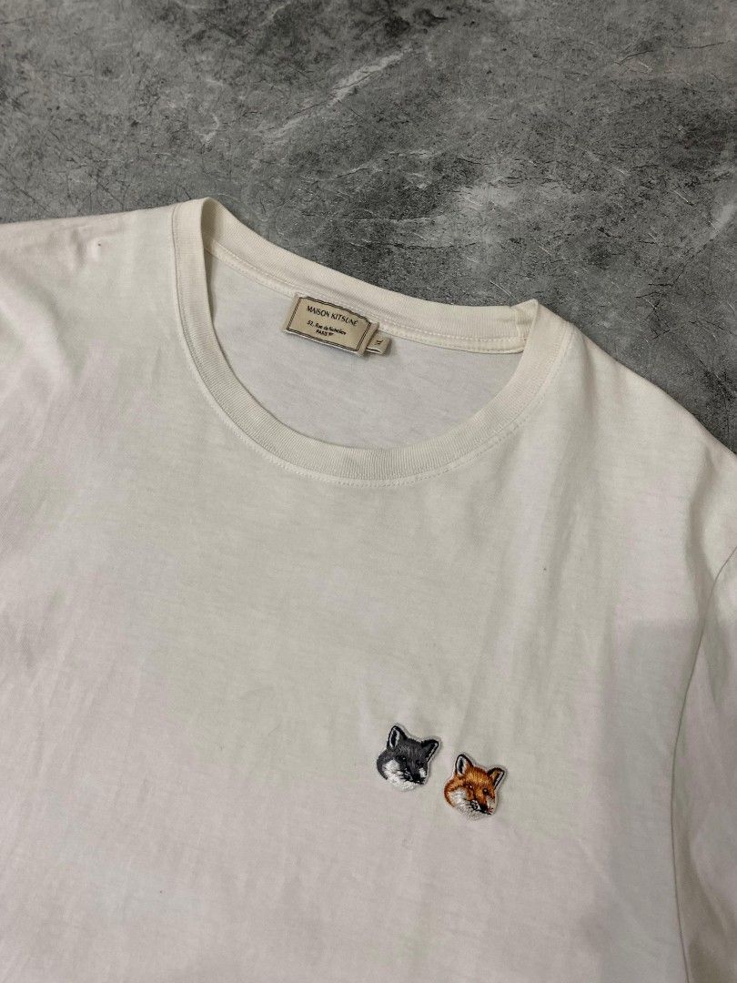 MAISON KITSUNE DOUBLE FOX HEAD LOGO -not Vivienne Westwood polo ralph lauren mardi play cdg ami ...