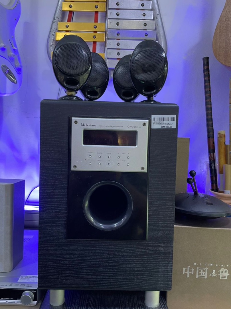 Mclevinson Crystal CT-33 Active Subwoofer with speaker rm399.00, Audio ...