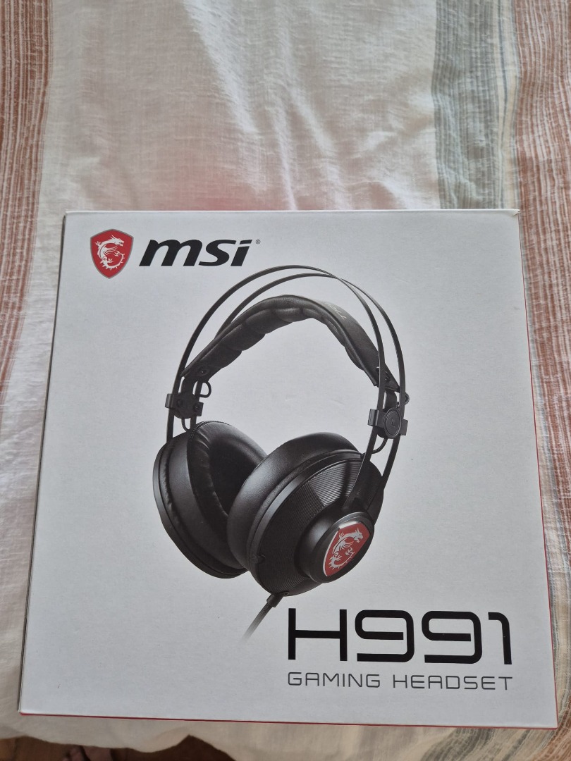 MSI H991 Wired PC Gaming Headset, Built-in Microphone, Noise ...