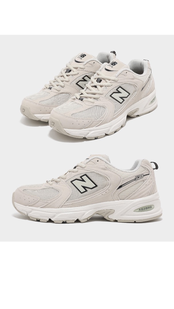 New Balance 530 Ivory size 36, Fesyen Wanita, Sepatu di Carousell
