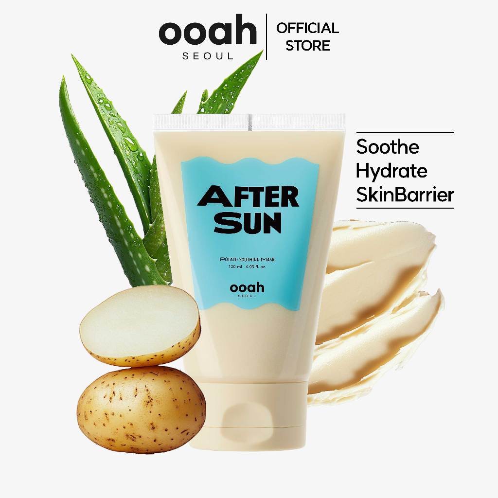 [ooah seoul] AFTER SUN Potato soothing Mask, Beauty & Personal Care ...