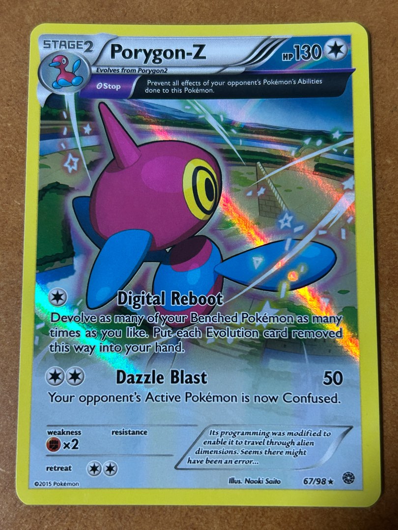 Pokemon Ancient Origins | Porygon-Z #67 Holo | Pokemon English | Team ...