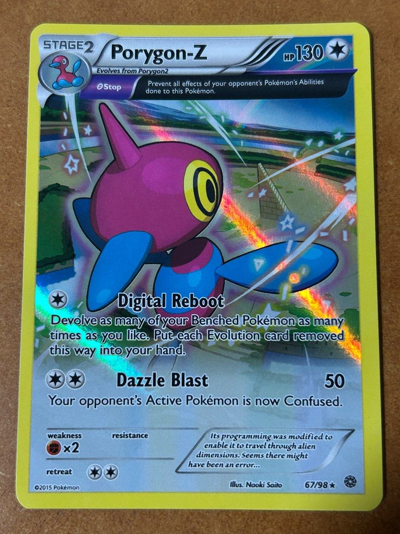 Pokemon Ancient Origins | Porygon-Z #67 Holo | Pokemon English | Team ...