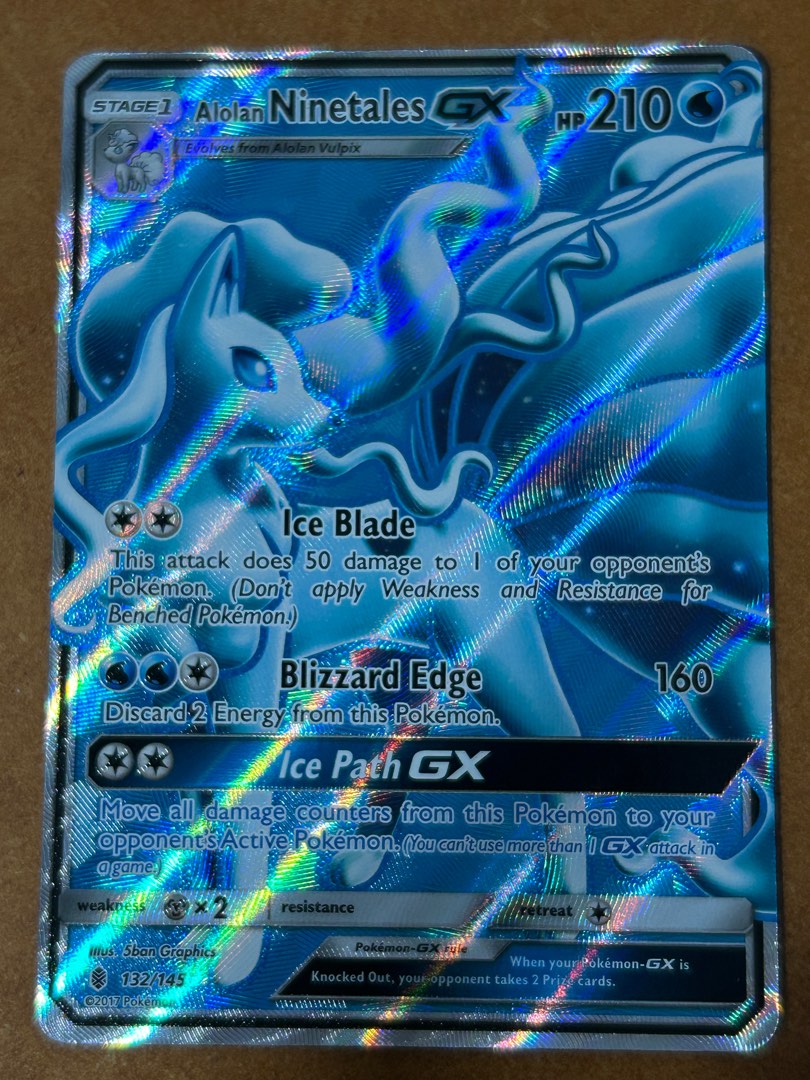 Pokemon Guardians Rising | Alolan Ninetales GX #132 | Pokemon English ...