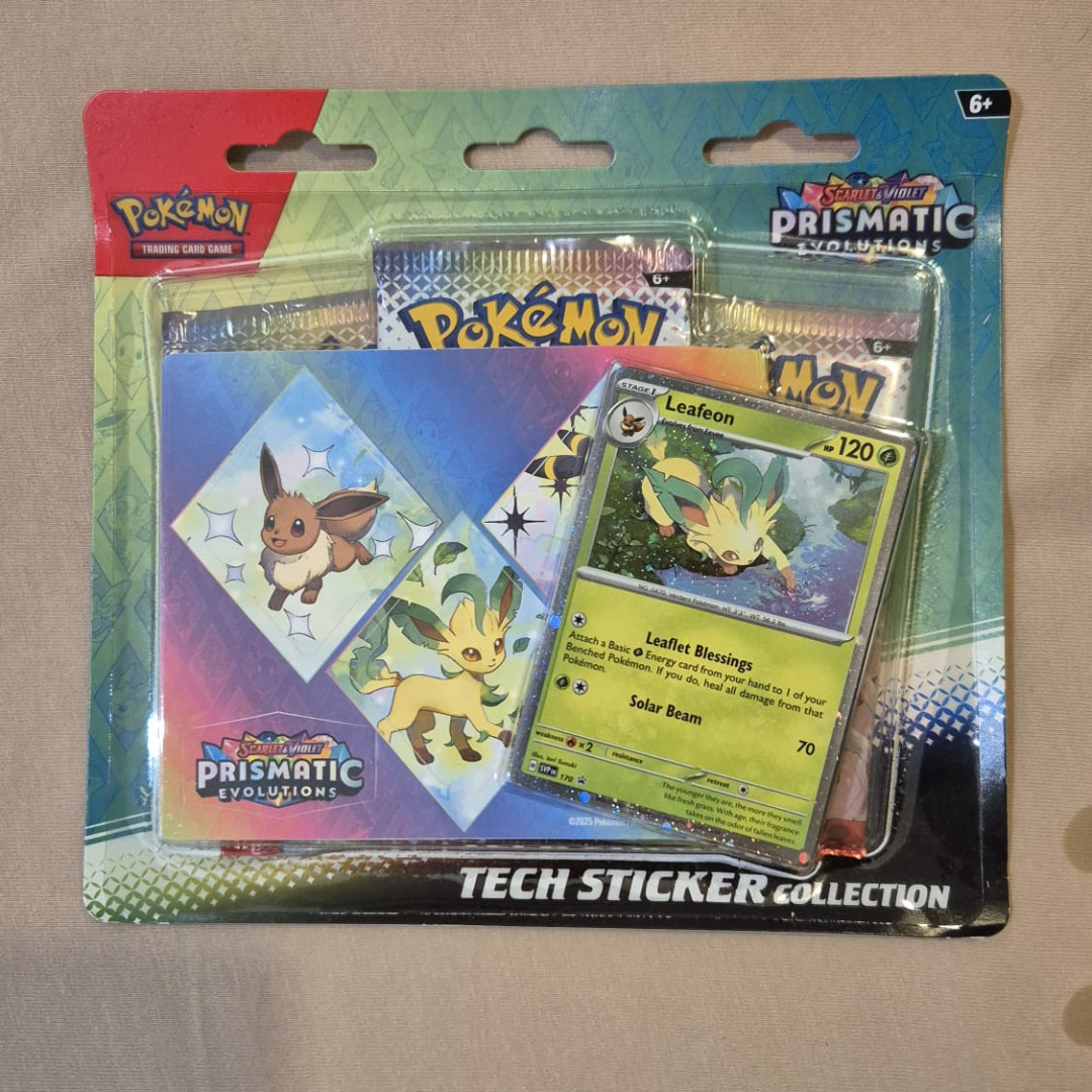 Pokémon TCG: Scarlet & Violet-Prismatic Evolutions Tech Sticker ...
