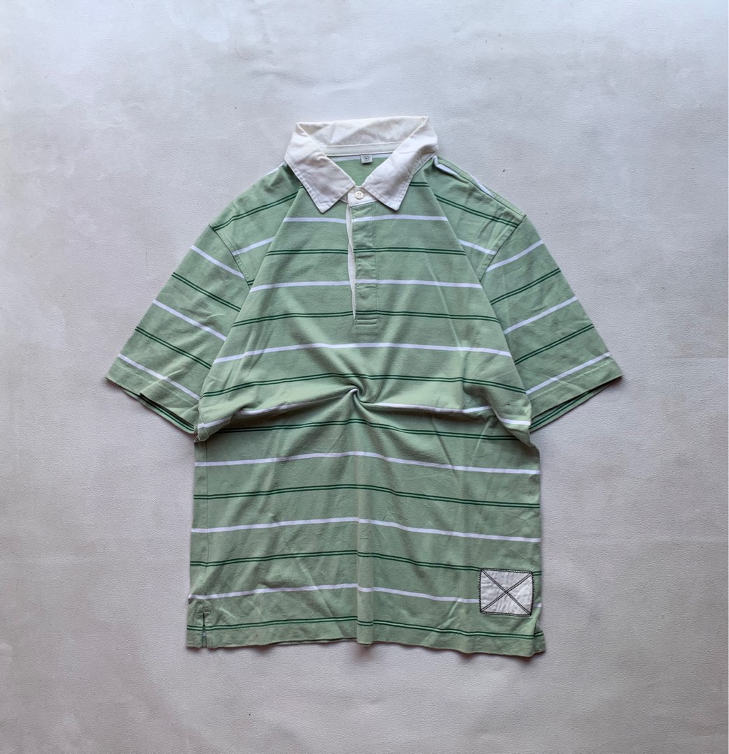 Polo Rugby UNIQO SALUR, Fesyen Pria, Pakaian , Atasan di Carousell