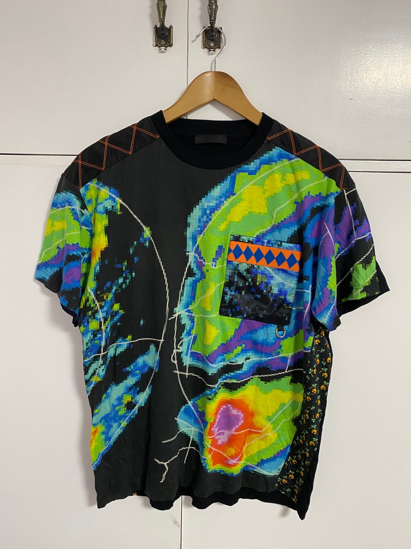 Prada Radar x Raf Simons Weather Nylon Multi Archive Tee, Luxury ...
