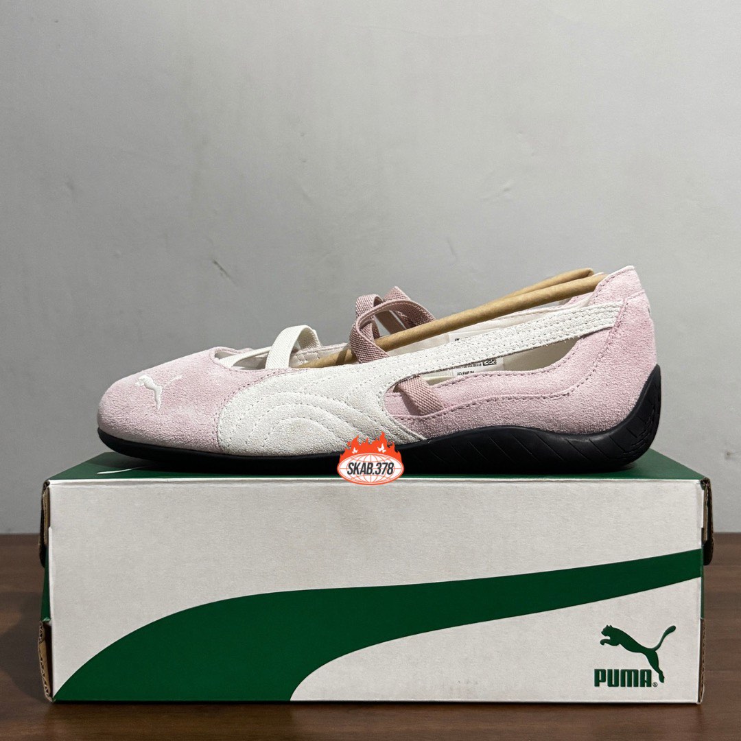 Puma speedcat ballet pink mauve, Fesyen Wanita, Sepatu di Carousell