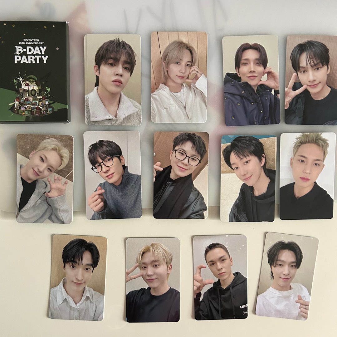 seventeen happy burstday: birthday party stamp tour PCs, Hobbies & Toys ...