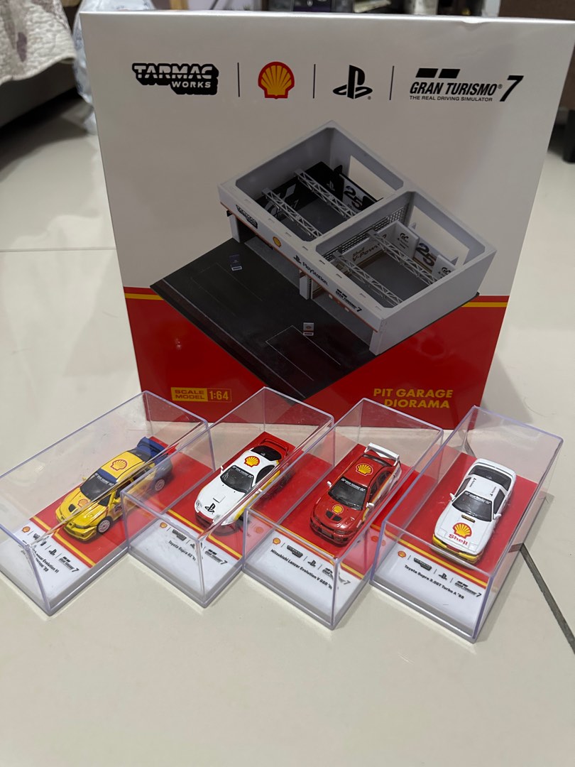Shell diorama x Tarmac Work x Gran Turismo 7 Mitsubishi Evolution 6 TME ...