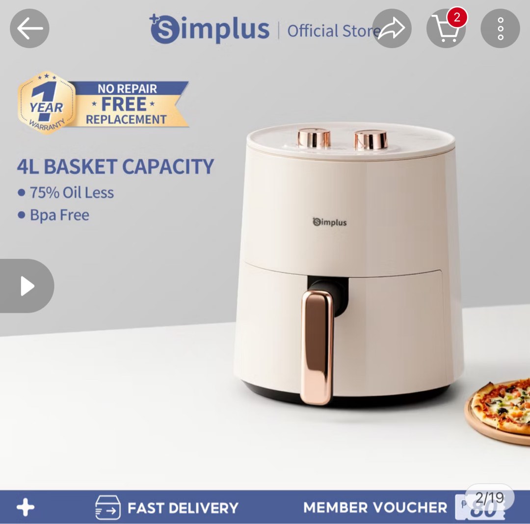 Simplus Airfryer, TV & Home Appliances, Kitchen Appliances, Other ...
