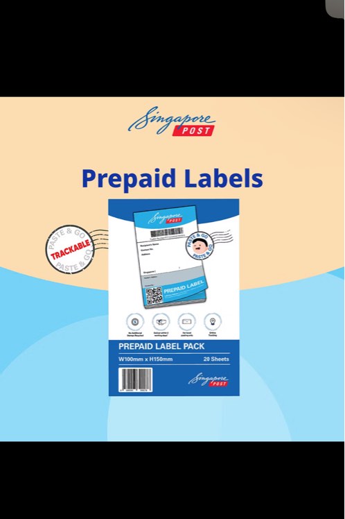 singpost prepaid label, Everything Else on Carousell